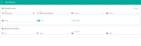 Edit Allocation Payloader