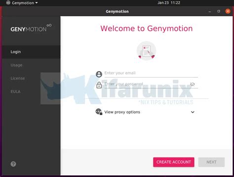 install genymotion android emulator on ubuntu 20 04
