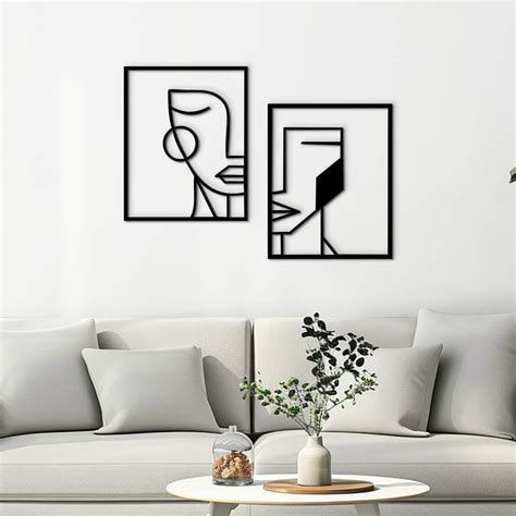 Декоративне панно на стіну Woodyard інтерєрна картина з дерева Обличчя Абстракція