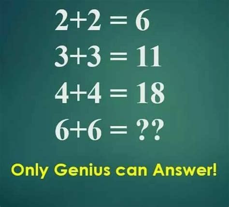 Only Genius Can Answer Math Puzzles Brain Teasers Math Quotes Math Genius