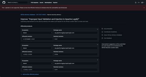 suggest improvements for this vulnerability feature doesn t support