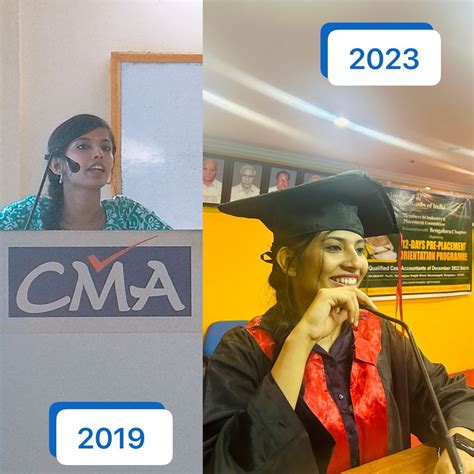 Sreelakshmi N V On Linkedin 2019 2023cma Journey Was An Emotional Roller Coasterthe Struggles