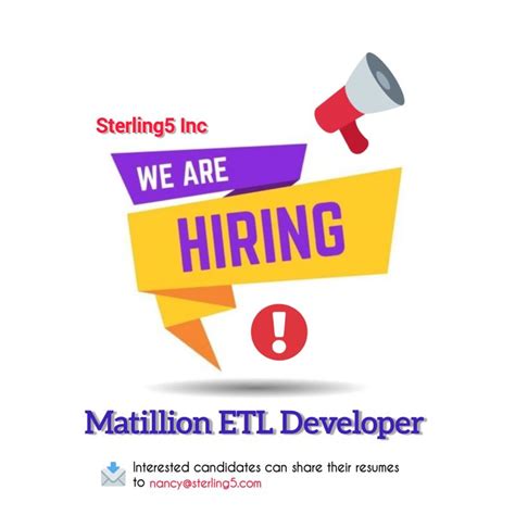 etldeveloper matillion linkedinjobpost linkedinpost linkedin