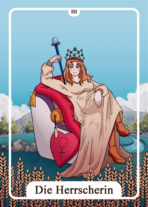 Tarot Herrscherin Veda Die Herrscherin Die Bedeutung Der Tarotkarte