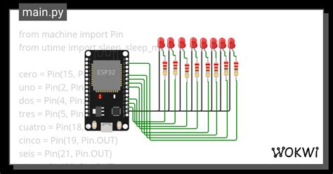 Listaleds Wokwi Esp32 Stm32 Arduino Simulator