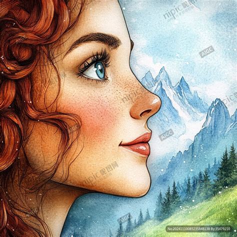 Ai创作图写实人物插画 数字油画插画设计 美女遥看雪山 雪山下的女人 3d冬 数码油画滤镜效果 数字美女插画 雀斑美人主图 数字油画插画 现实山景画 美女手绘头像 简介季节海报 美女插画海报