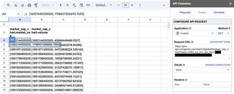 How To Import Crypto Prices In Google Sheets With Examples CoinGecko API