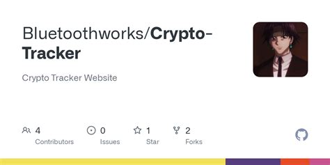 Github Bluetoothworkscrypto Tracker Crypto Tracker Website