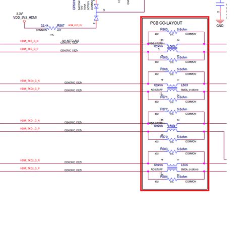 Jeston Nano Hdmi Tmds Line Serial Resistor And Common Mode Filter What