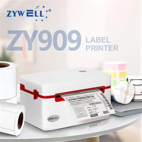Usb Label Printer Pos Machine Price Tag Label Makers Zywell Thermal 4x6 Shipping Label Printer