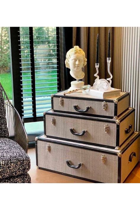 Miarik Design And Dekorasyon Ev Aksesuarı 3 Lü Deri Dekoratif Sandık Bavul Kutu Fiyatı Yorumları
