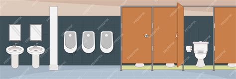 School Bathroom Stalls Clipart