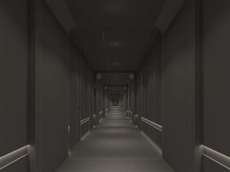 3d Hallway Model Turbosquid 2000290