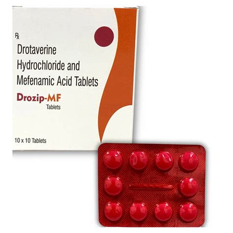 Drotaverine And Mefenamic Acid Tablets Elisa Biotech Pvt Ltd At