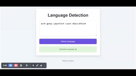 Sobana Rs On Linkedin Nlp Fastapi Webapp Python Machinelearning Languagedetection