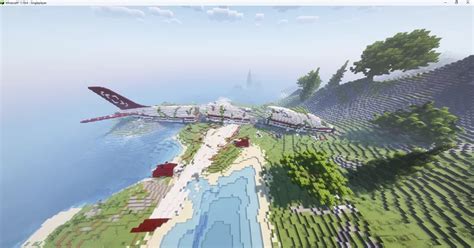 Crashed Minecraft Plane Crash Minecraft Map
