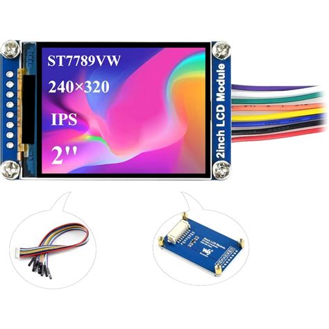 2 นิ้ว Spi จอแสดงผล Lcd โมดูลหน้าจอใช้งานร่วมกับ Raspi Rpi Raspberry Pi Zero 2 W 3 4 5 Arduino