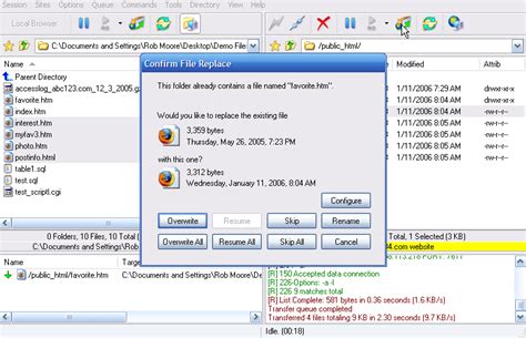 uploading files using flashfxp kualo limited