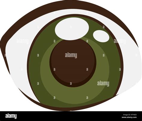 Anime Eyes Style Comic Stock Vector Image And Art Alamy
