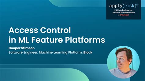 Access Control In Ml Feature Platforms Tecton