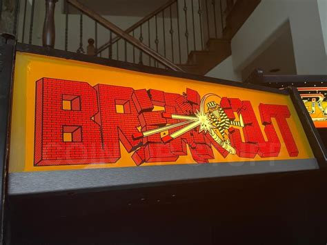 1976 Atari Breakout Upright Arcade Game Coin OP Stuff