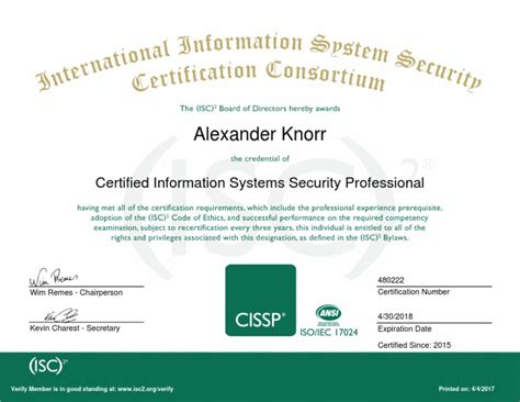 Cissp Cert Pdf