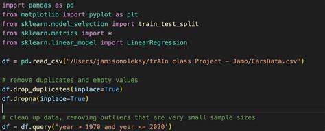 90000 Used Cars Evaluated Using Linear Regression By Jamison Oleksy Medium