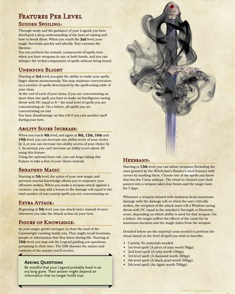 The Cursewright Class (5e) - Dungeon Masters Guild | Dungeon Masters Guild