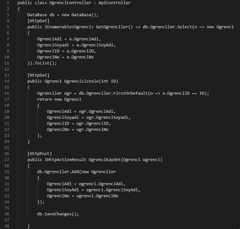 kavramlarla asp web api nedir web api oluşturma bölüm 4