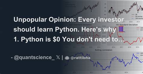 Unpopular Opinion Every Investor Should Learn Python Heres Why 🧵