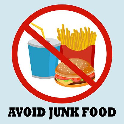 Aviod Junk Food Stock Illustration Download Image Now Care Control