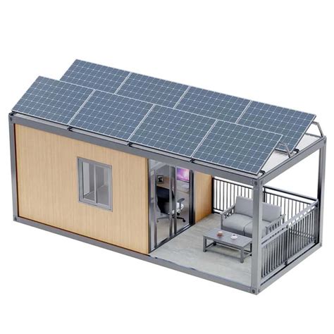 Prefab Container House With Solar Panel