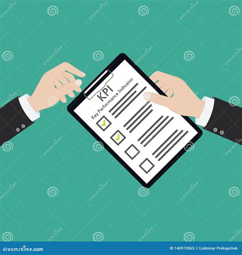 Kpi Key Performance Indicator Business Concept Evaluation Strategy Plan Measure Hr Stock