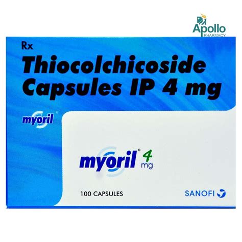 Myoril 4 Mg Capsule 10s Price Uses Side Effects Composition