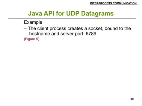 distributed systems inter process communication ppt