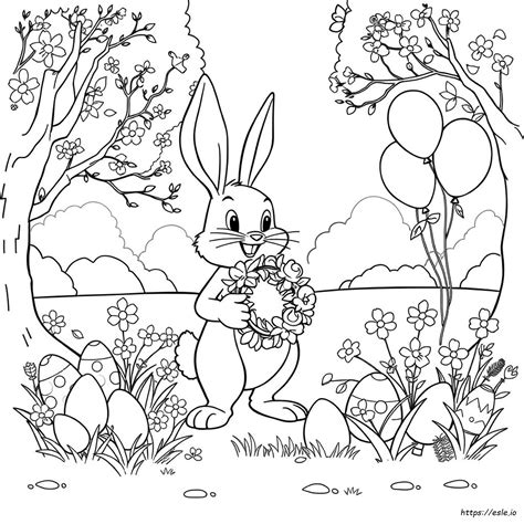 Full Size Disney Easter Coloring Pages