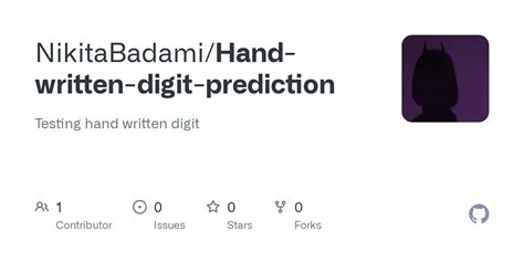 Github Nikitabadami Hand Written Digit Prediction Testing Hand Written Digit