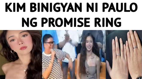 KIM CHIU BINIGYAN NI PAULO AVELINO NG PROMISE RING - YouTube