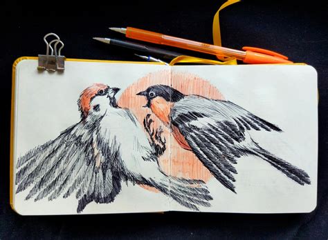 Bullfinch Vs Sparrow By Preih On Deviantart