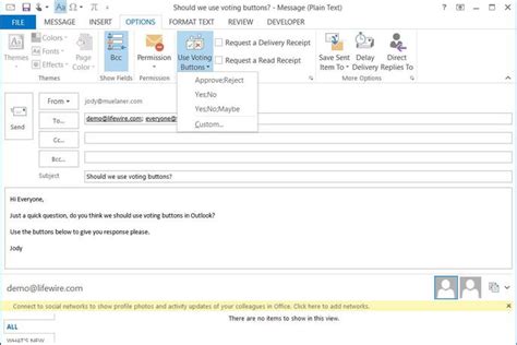 How To Create A Poll In Outlook