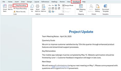 Automating Tasks With Macros In Microsoft Word Exceldemy