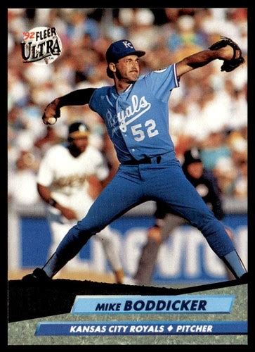1992 Ultra Mike Boddicker Kansas City Royals 67 Ebay