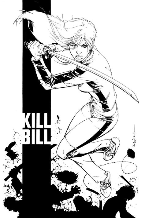 Kill Bill The Bride By Jason Pearson Coloriage Dessin Dessin Homme