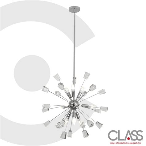 2clat69 Colgante Led Moderno Cristales Class Iluminación