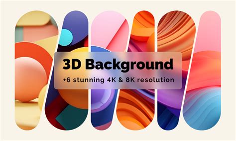3d Abstract Backgrounds Figma