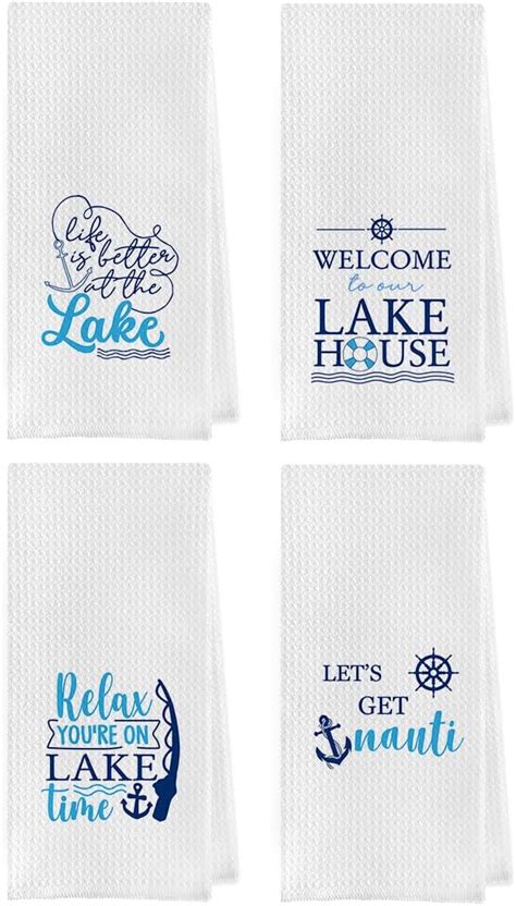 Kunlisa Lake Decor Kitchen Towelslake House Decor For The