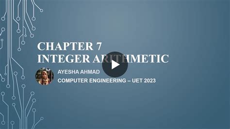 Lecture On Integer Arithmetic In X86 Assembly Ayesha Ahmad Posted On