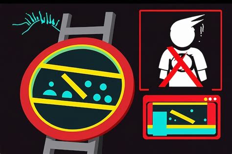 Internet Connection Error Bad Signal Pictogram Premium Ai Generated Image