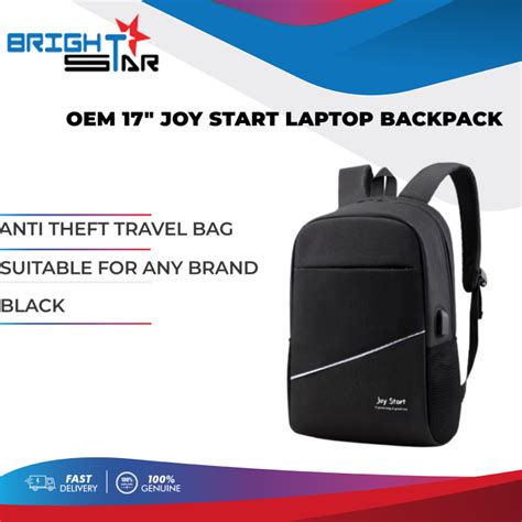 17 Backpack Joy Start Laptop Backpack Anti Theft Travel Bag Suitable For Any Brand