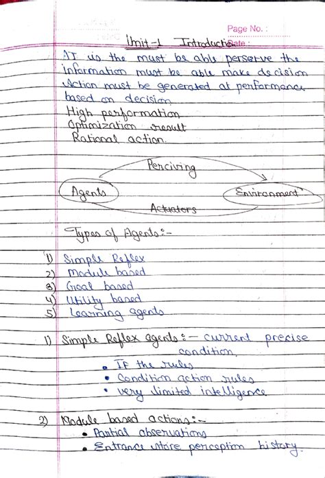Ai Kcs071 All Unit Axis Notes Page No Els0 Unit Introductidate Ai Is The Must Be Able